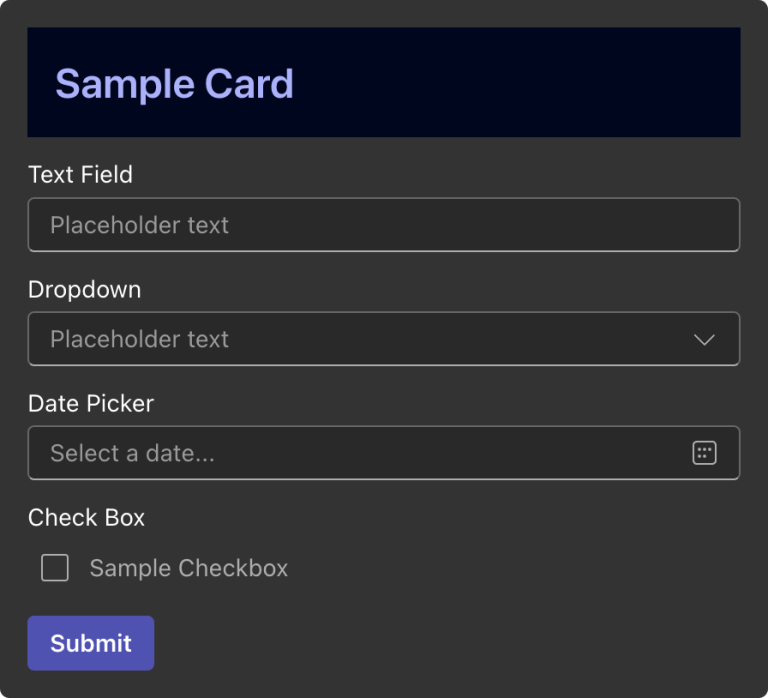 Adaptive Card Templates - A Creative Opinion